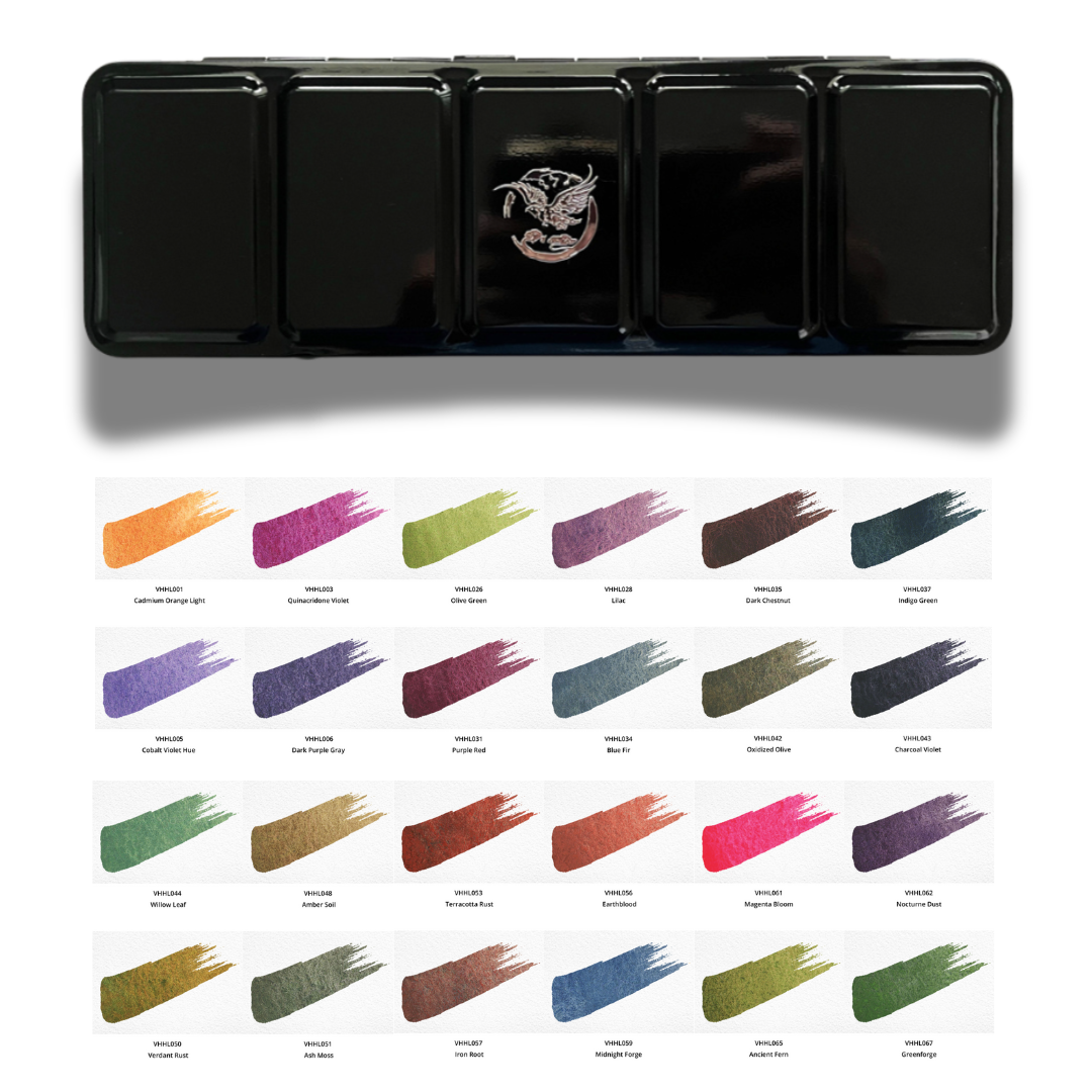 Limited Edition Honey Watercolor Set – 24 Colors L5 | VHaquarell